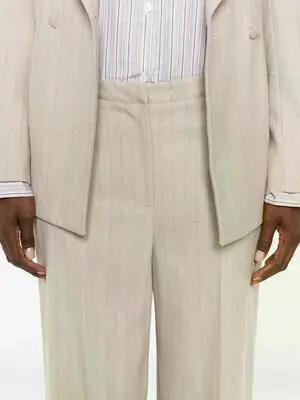 ALESSANDRO LEGORA Pinstriped Double-breasted Suit