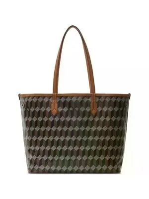 AU DEPART Monogram-print Reversible Tote Bag