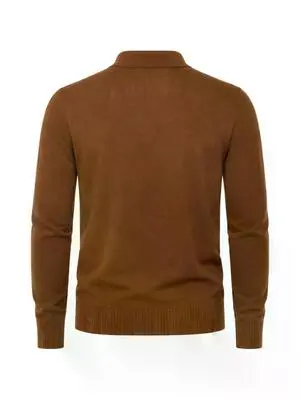 Alpha Studio Long-sleeve Polo Shirt