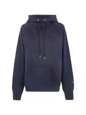 Coperni Logo-print Raglan-sleeve Hoodie - Blue