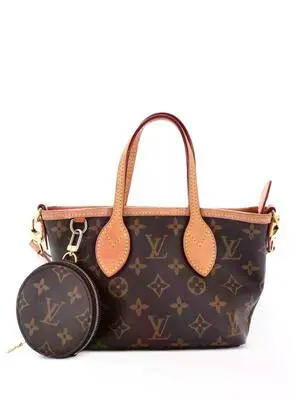 LOUIS VUITTON Neverfull Nm Monogram Canvas Bb Tote Bag - Brown
