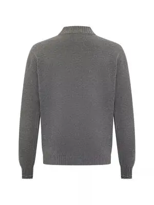 Fedeli Cashmere Mock-neck Sweater