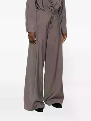 ELEH Pleated Wide-leg Trousers
