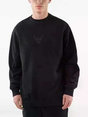 New Era Chicago Bulls Nba League Essential Sweatshirt - Black