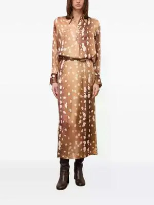 OTTOD'AME Flowing Straight Skirt
