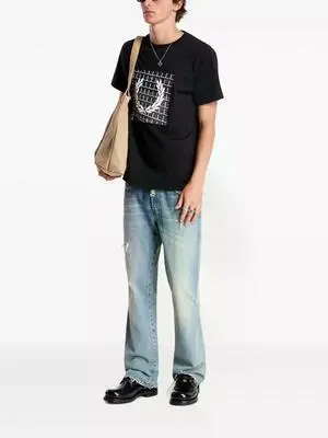 Fred Perry Laurel Wreath Graphic-print T-shirt - Black