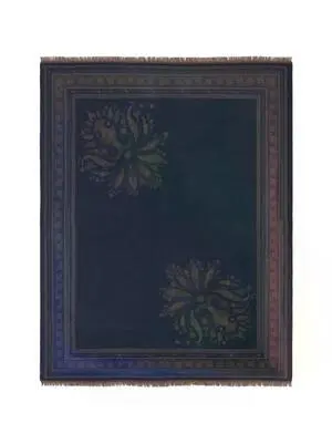 Etro Jacquard-woven Paisley Throw Blanket - Blue