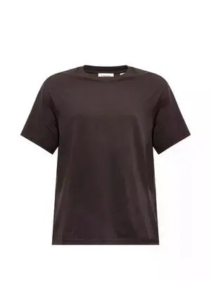 FRAME Crew-neck T-shirt Brown