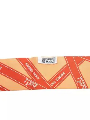 Hermès 2000-2026 Bolduc Silk Twilly Scarf Scarves