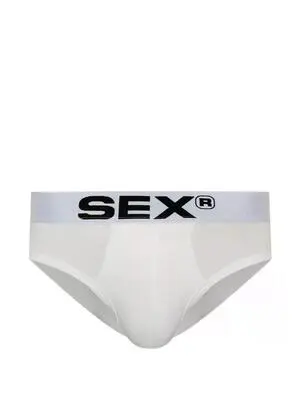 CARNE BOLLENTE Elasticated-waistband Briefs - White
