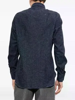 Eleventy Western Denim Shirt