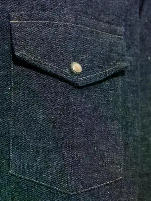 Eleventy Western Denim Shirt