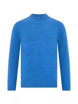 Fedeli Crew-neck Sweater - Blue