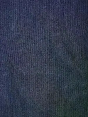 AMARANTO Ribbed-knit Raglan-sleeve Sweater