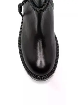 ZOLFO Braided-strap Leather Boots