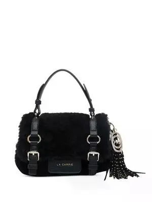 LA CARRIE Teddy Buckle-detail Clutch Bag