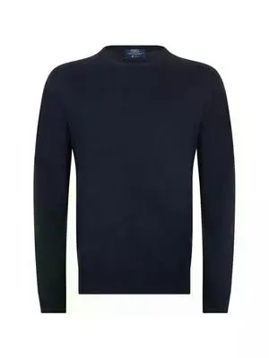 Fedeli Crew-neck Sweater - Blue
