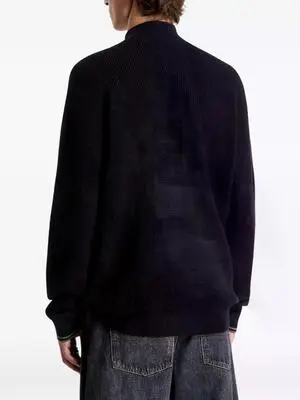 Fred Perry Waffle-stitch Half-zip Sweater