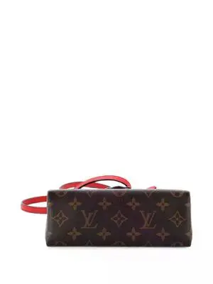 LOUIS VUITTON Locky Handbag Monogram Canvas With Leather Bb Satchel