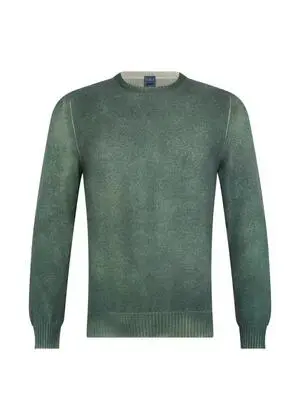 Fedeli Crew-neck Cashmere Sweater - Green