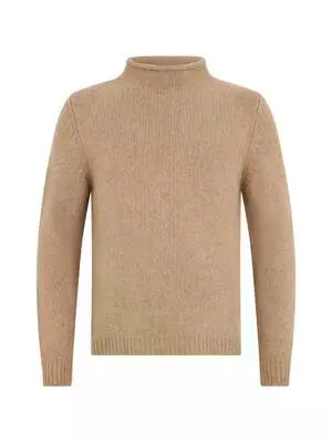 Fedeli High-neck Cashmere Sweater - Neutrals
