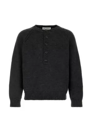 Our Legacy Shore Button-placket Sweater - Grey