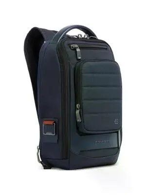 PIQUADRO Logo-plaque Shoulder Bag - Blue
