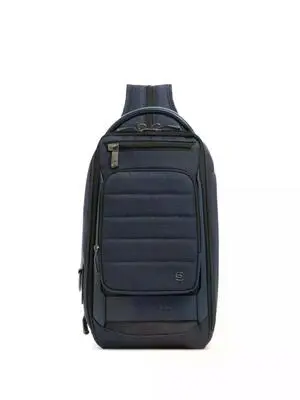 PIQUADRO Logo-plaque Shoulder Bag - Blue