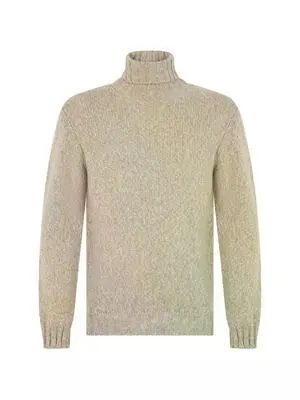 Fedeli High-neck Sweater - Neutrals