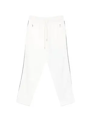 Eleventy Side-stripe Track Pants - White