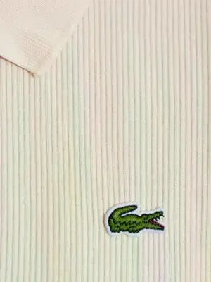 Lacoste Ribbed Long-sleeve Polo Shirt