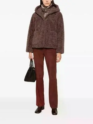 BA&SH Suede Flared Trousers