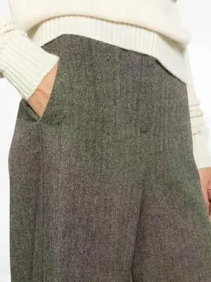 I BLUES Herringbone-pattern Trousers
