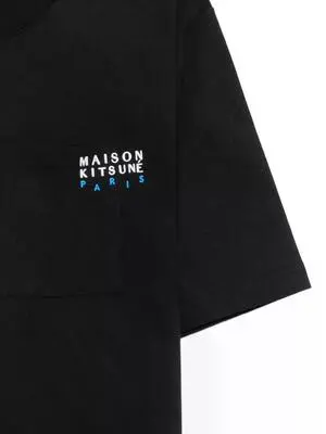Maison Kitsuné Logo-print Pocket T-shirt