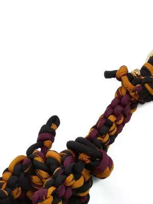 Emilio Pucci Labirinto-print Silk Giraffe Charm - Black