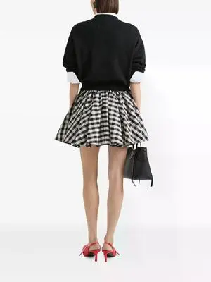 Givenchy Sweater In Wool And Cotton With Embroidered Bow