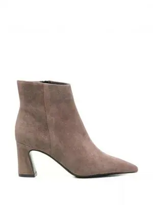 BIBI LOU Saint Pointed-toe Suede Ankle Boots - Brown