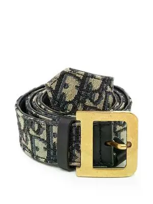 Dior 2019 Diorquake Oblique Canvas Belt