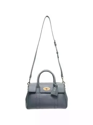 Mulberry Bayswater Leather Tote Bag - Grey