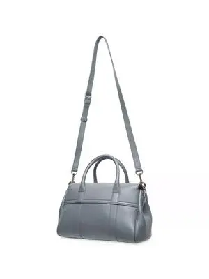 Mulberry Bayswater Leather Tote Bag - Grey