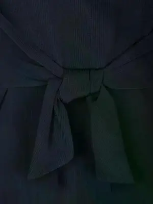 Emporio Armani Bow-detail Short-sleeve Mini Dress