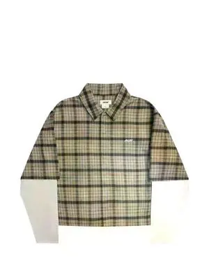 ALIS Check-pattern Double-layered Shirt