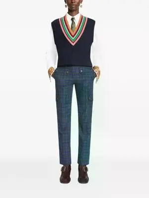 Dries Van Noten Slim-leg Cotton Flannel Pants
