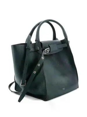Celine Big Bag Grained Calfskin Small Satchel - Green
