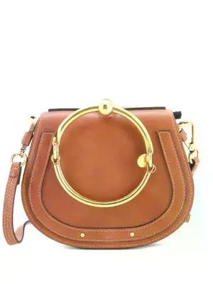 Chloé Nile Leather Small Crossbody Bag - Brown