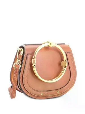 Chloé Nile Leather Small Crossbody Bag - Brown