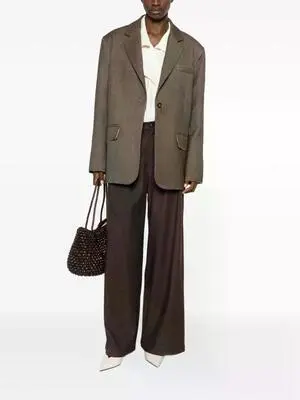 ELEH Raw-edge Notched-lapel Jacket