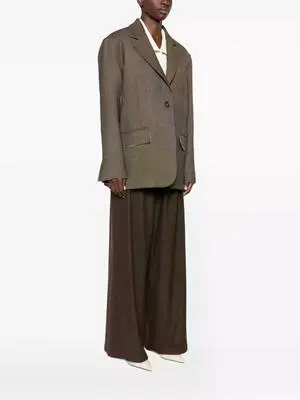 ELEH Raw-edge Notched-lapel Jacket