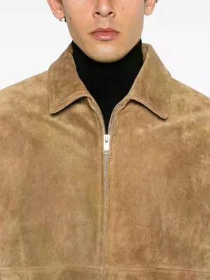 ARMA Maddox Suede Zip-up Jacket