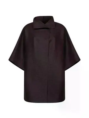 Harris Wharf London Virgin-wool Short-sleeve Coat